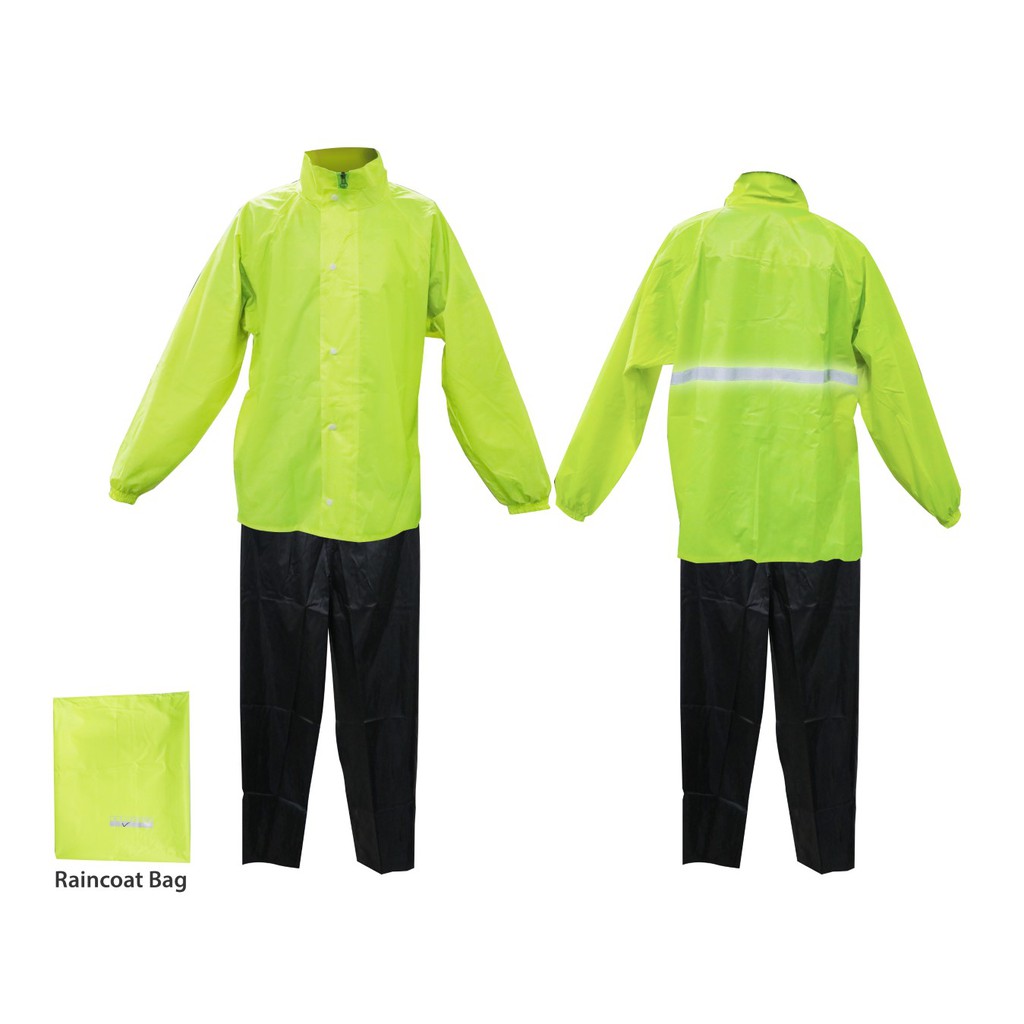 Single Layer Raincoat with Pants Model SL01 (Fluorescent Green ...