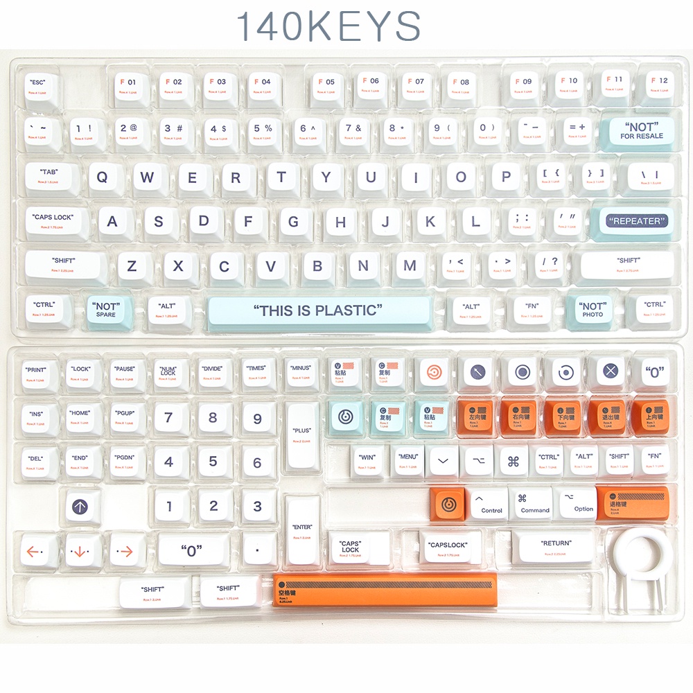 PBT Mechanical Keyboard Keycaps XDA/MDA/Cherry Profile For 108/98/87/84 ...