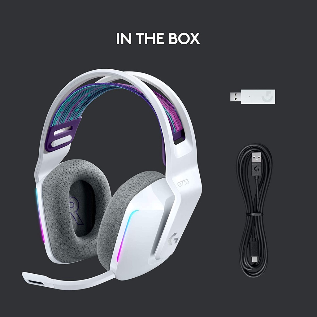 Logitech G733 LIGHTSPEED Wireless Gaming Headset with suspension ...
