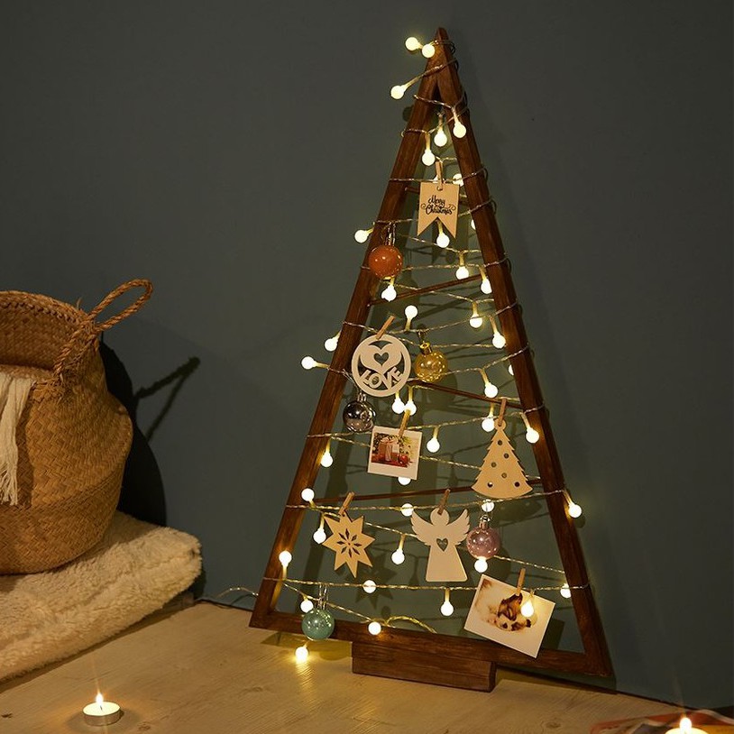[Ready Stock] Wood wall tree / Christmas tree full set /Christmas Tree ...