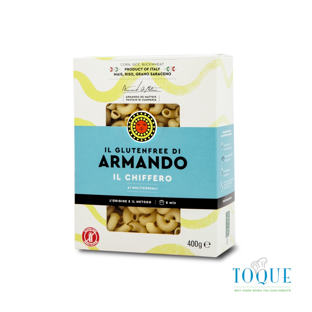Armando Pasta Chiffero (Elbow Shape) Gluten Free 400gm | Shopee Singapore