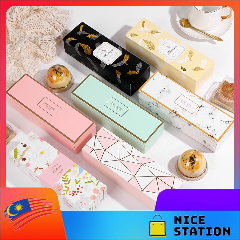 Mooncake box//Hari Raya box/Cake Box/Long Box Paperbag for Cookies ...