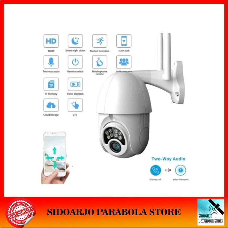 Ip Camera Full HD 1080p Outdoor Smart 360 PTZ Waterproof Ipcam Antenna ...