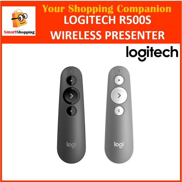 Logitech R500s Wireless Presenter Graphite Mid-Grey 1 Year Singapore ...