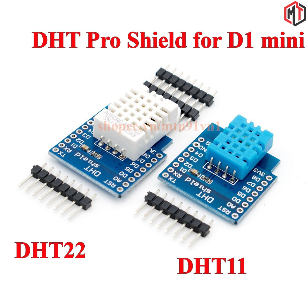 Shield Temperature And Humidity Sensor For Wemos D1 mini Circuit DHT11 ...