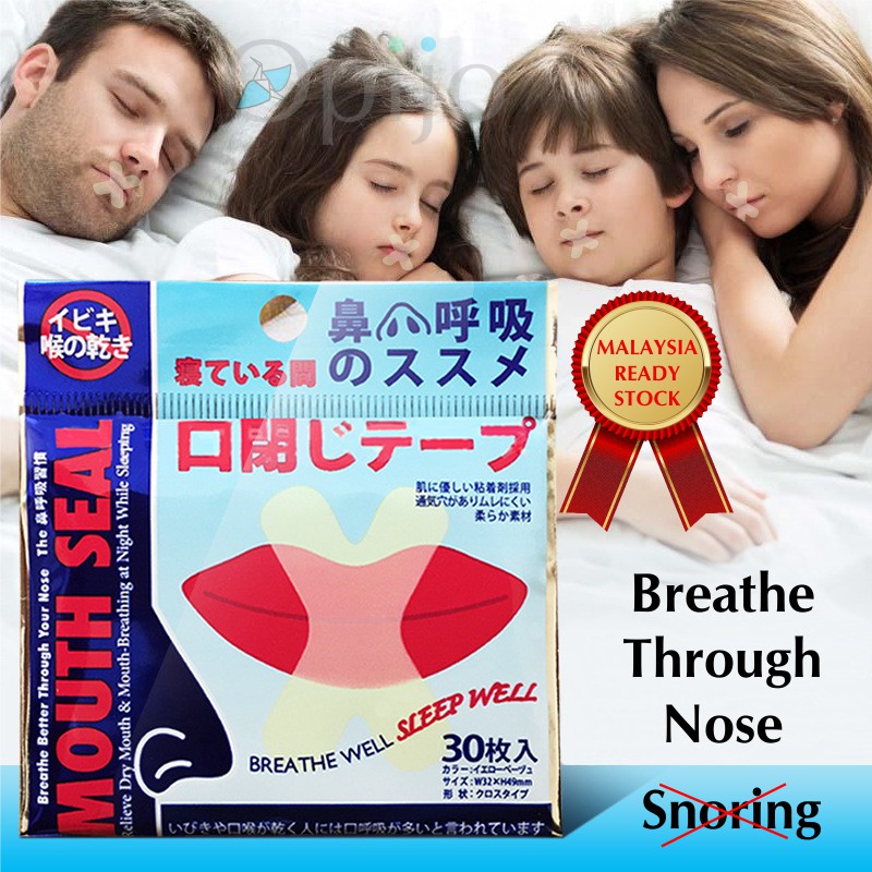 30 Pieces Anti Snoring Solution Mouth Seal Transparent Stickers ...