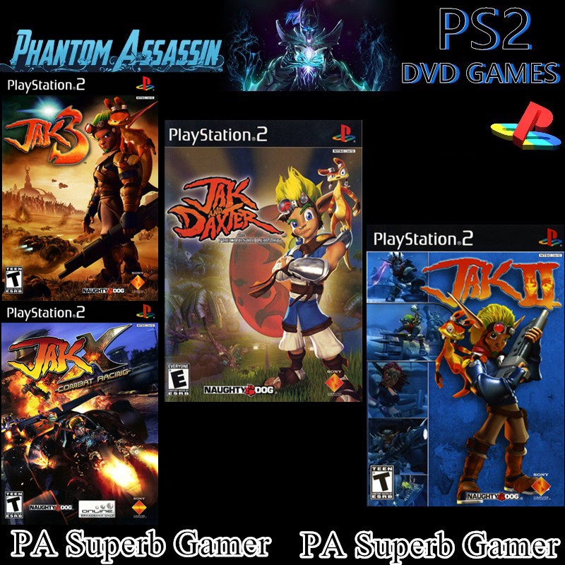 PS2 Game Jak 3 / Jak and Daxter - The Precursor Legacy / Jak II / Jak X ...