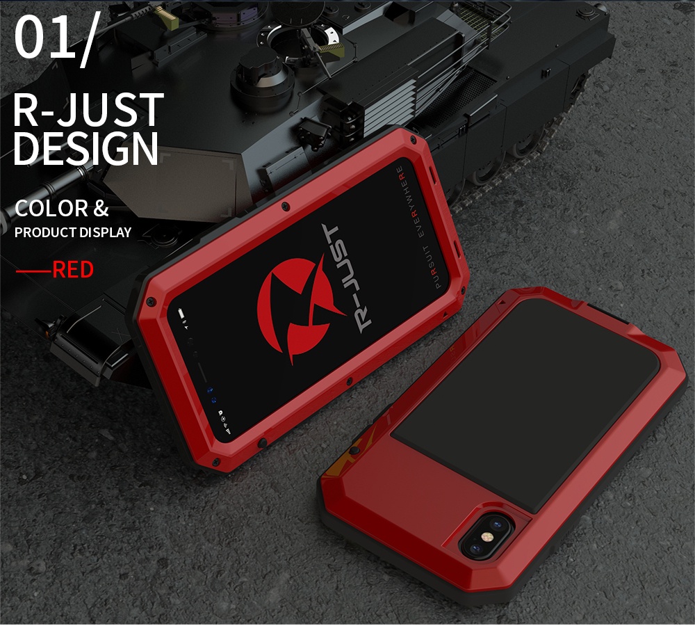 360 Full Protective waterproof Shockproof armor phone Case for iPhone ...