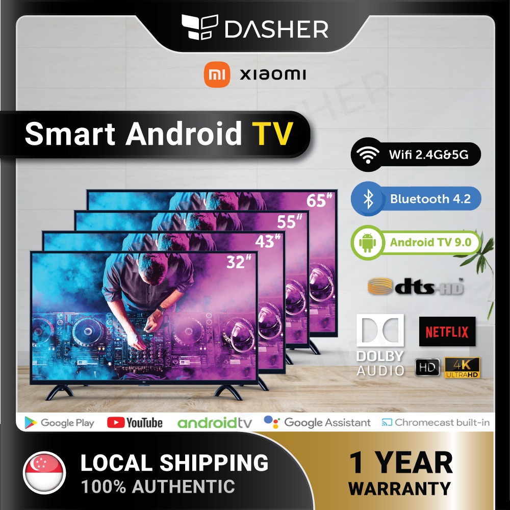 [GLOBAL] LED Android Smart TV 32 / 43 / 55 / 65 Inch UHD Television ...