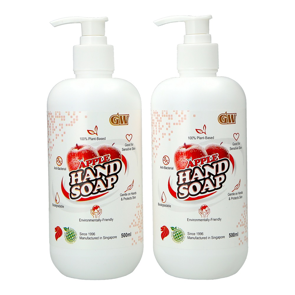 Anti-bacterial Hand Soap Pack - Apple 2x500Ml | Shopee Singapore