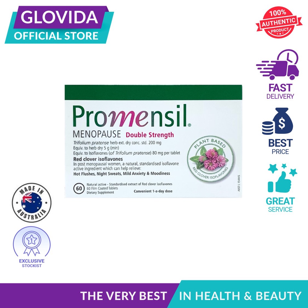 Promensil Menopause Double Strength Tablets 60's | Exp: Jun-27 ...
