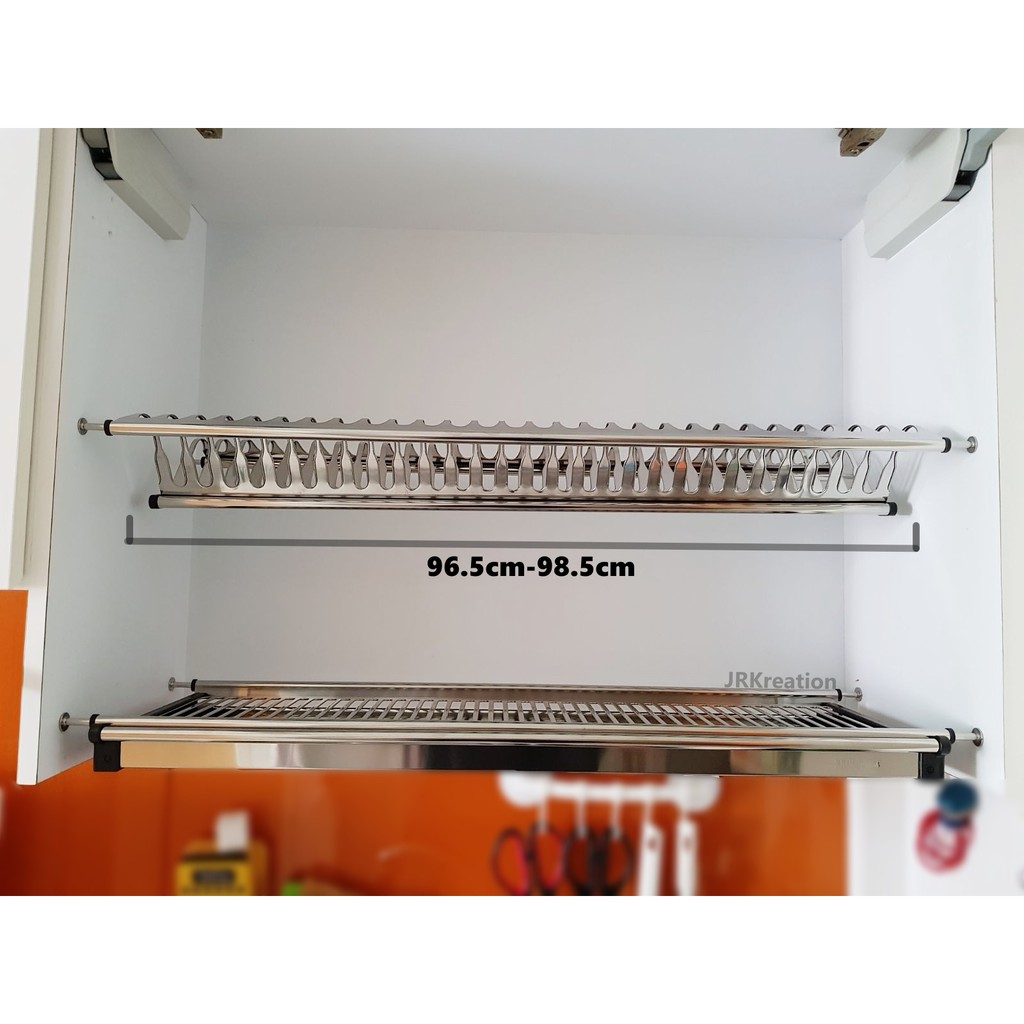 🇸🇬Anti-rust SUS304 Stainless Steel Dish Rack for Cabinet Furniture ...