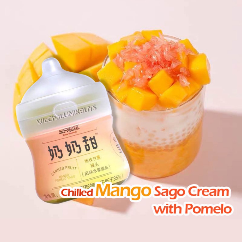 Instant Chilled Mango Sago Cream with Pomelo Sweet Dessert 300g Mango ...