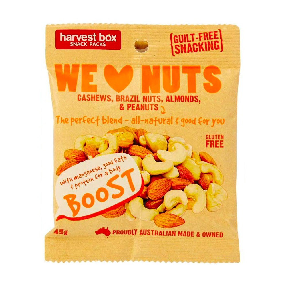 Harvest Box We Love Nuts 45g x 10 | Shopee Singapore