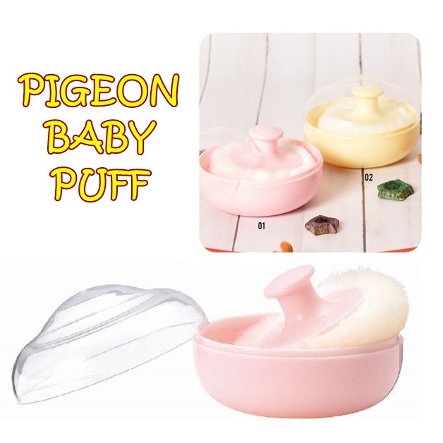 Pigeon POWDER CASE WITH PUFF/PIGEON BABY PUFF/ALAS POWDER/TEMPAT POWDER ...