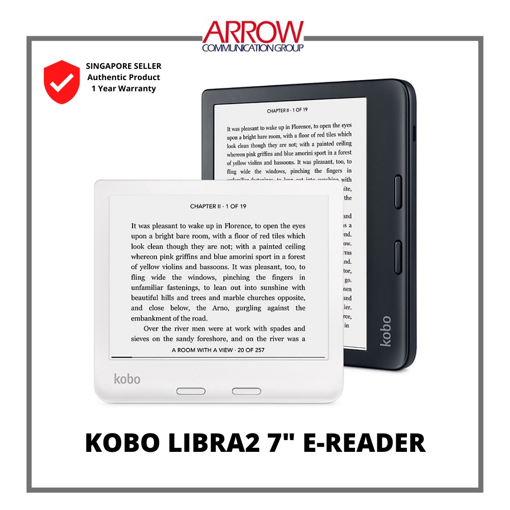 [eReader] Kobo Libra 2 - 7 inches HD E Ink Carta with ComfortLight PRO ...