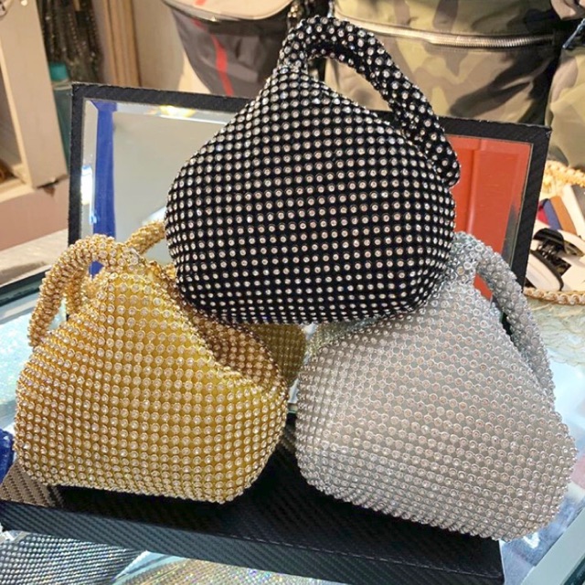 Full diamond mini bakcang bag party bag (2 size options) | Shopee Singapore