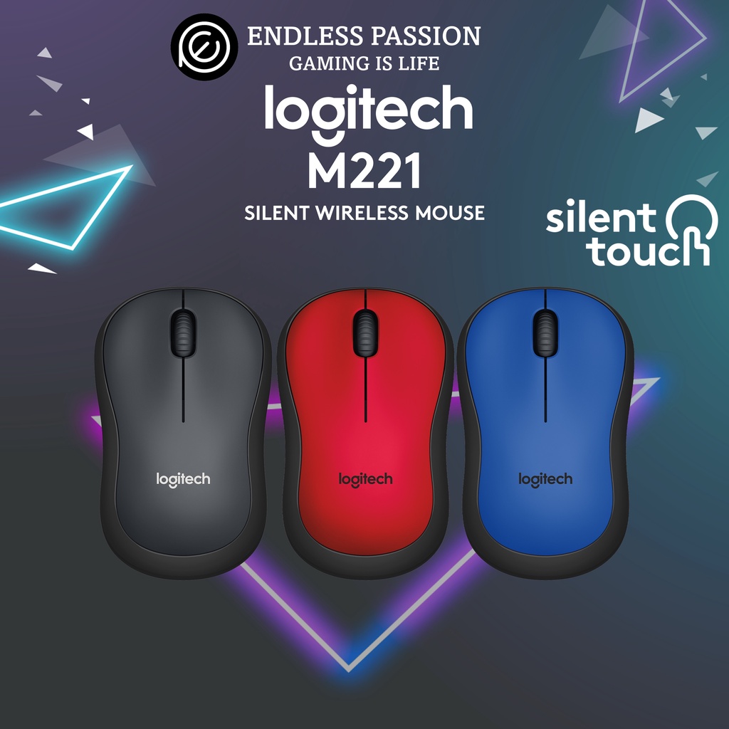 Logitech M221 Silent Wireless Mouse | Shopee Singapore