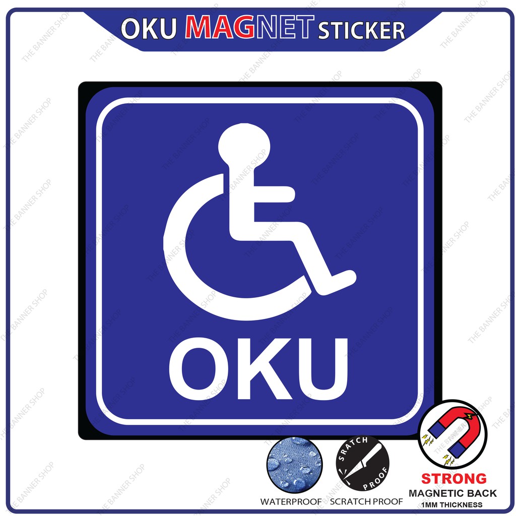 OKU Magnet Sticker / Vinyl Sticker Sign Exterior Car | Shopee Singapore