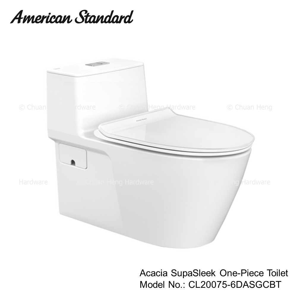 American Standard CL20075-6DASGCBT Acacia SupaSleek One-Piece WC ...