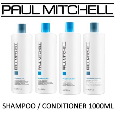 Paul Mitchell Shampoo Conditioner 1L - Extra Body Color Shampoo One Two ...