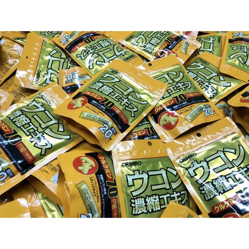 20 PACKAGES OF ORIHIRO UKON JAPANESE TURMERIC POWDER | Shopee Singapore
