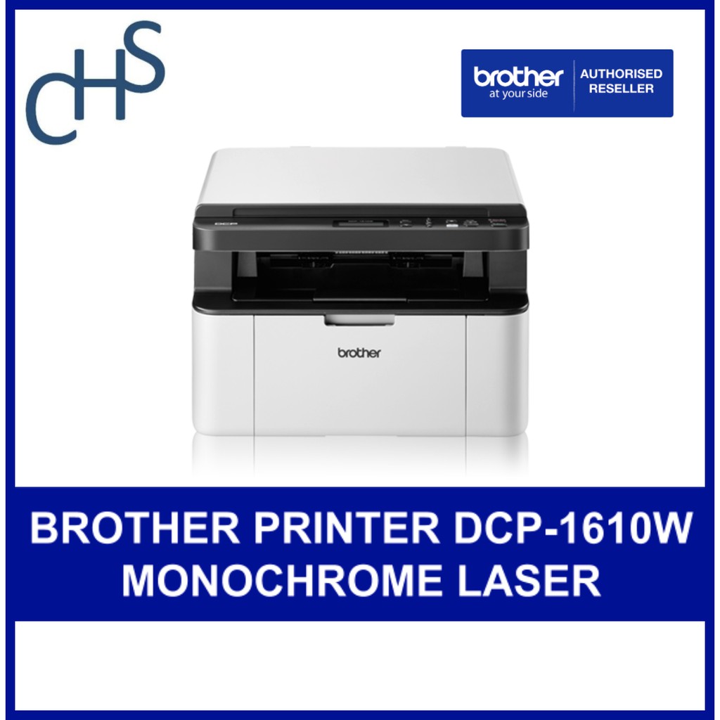 Brother DCP-1610W 1610W Monochrome Multi-Function Laser Printer Print ...