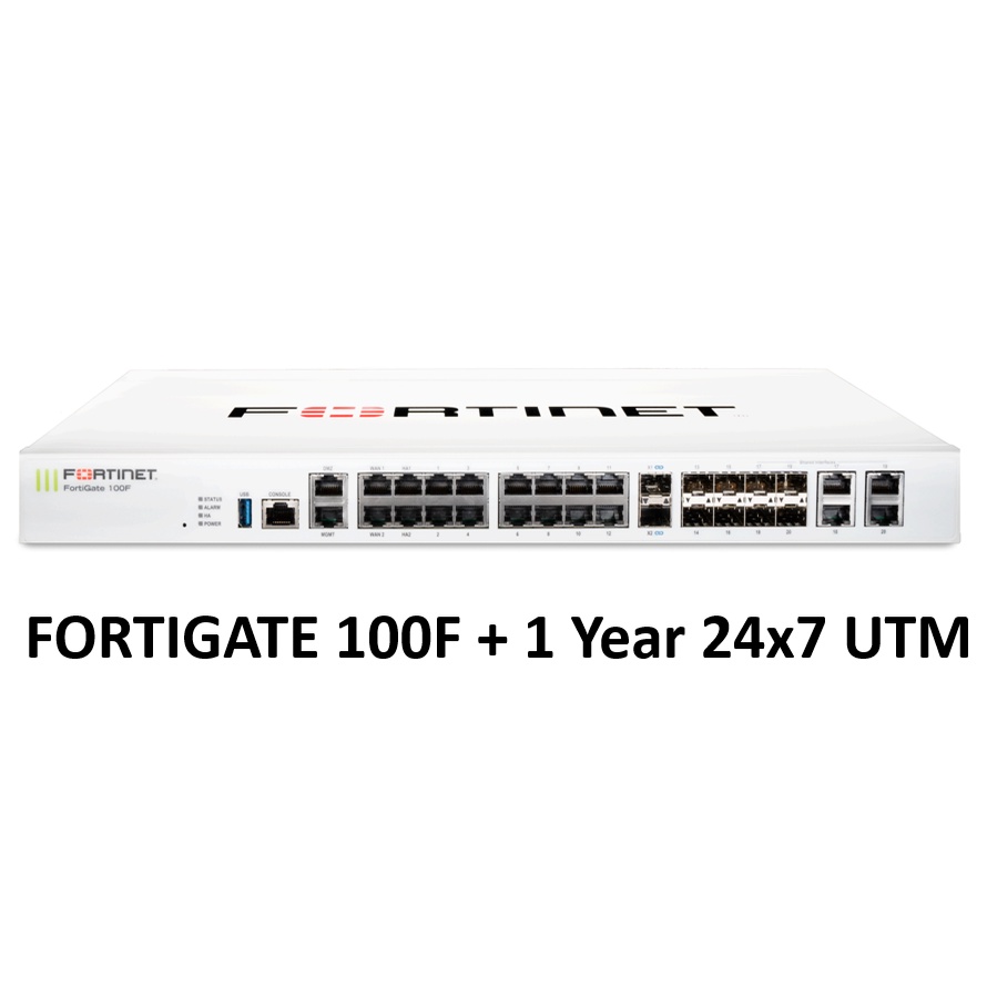 Fortinet FortiGate-40F/60F/80F/100F Hardware include 1 Year 24x7 ...