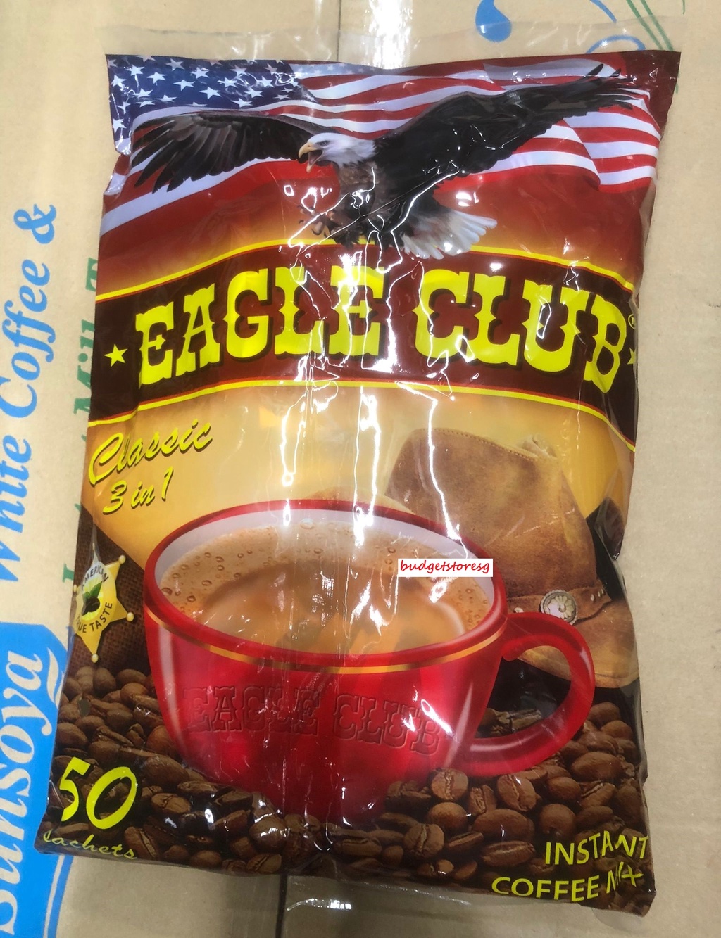 Eagle Club Classic Instant Coffee Mix 3in1 - 50 sachets x 16 g | Shopee ...
