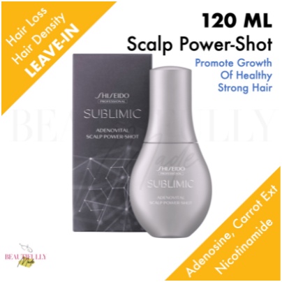 Shiseido Professional Sublimic Adenovital Scalp Power-Shot 120ml (Expiry 03/2027) - For Thinning ...