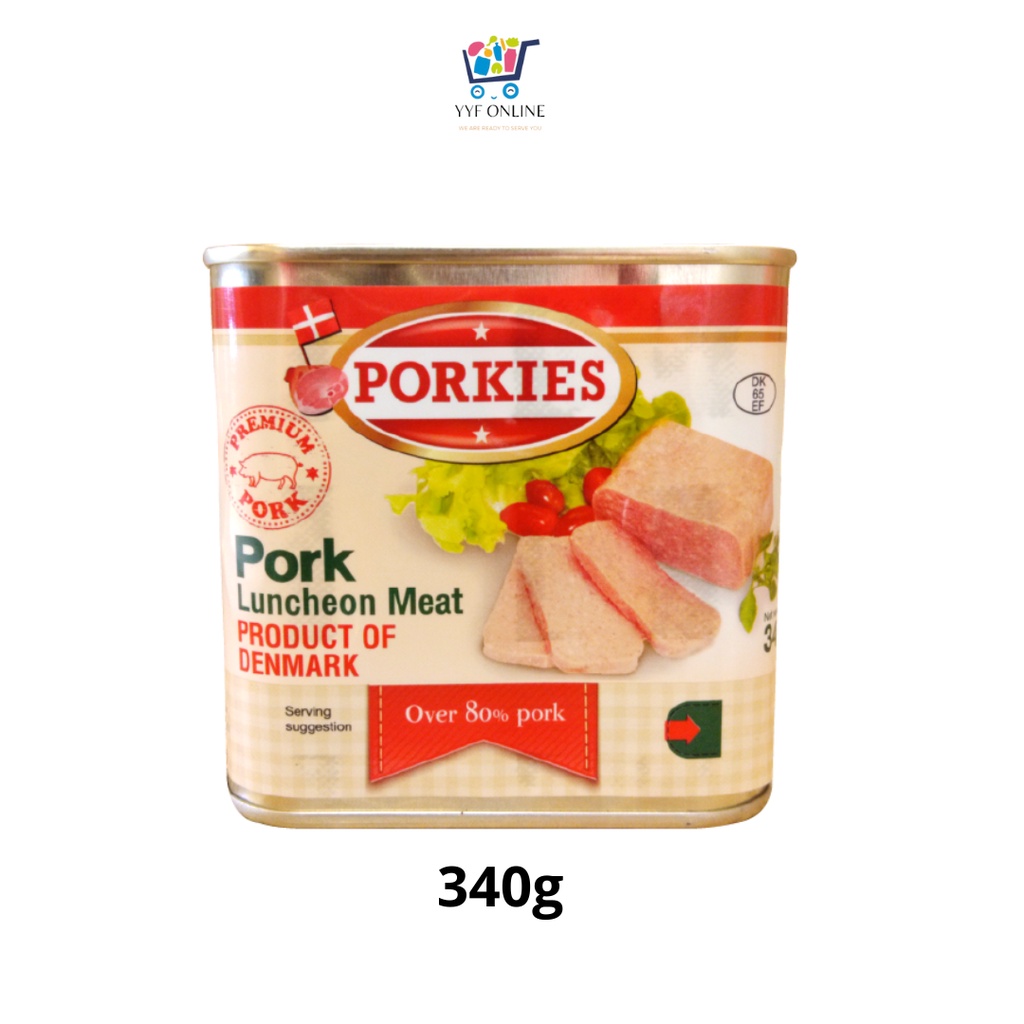 Porkies Pork Luncheon Meat (340g) | Shopee Singapore