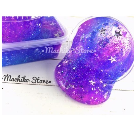 Galaxy Star slime 100gr (Clear slime base) | Shopee Singapore