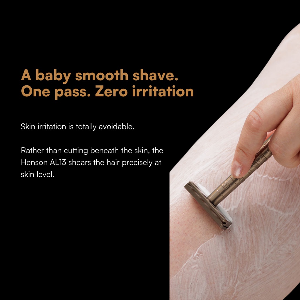 Henson Shaving AL13 Double Edge Safety Razor - V3 | Shopee Singapore