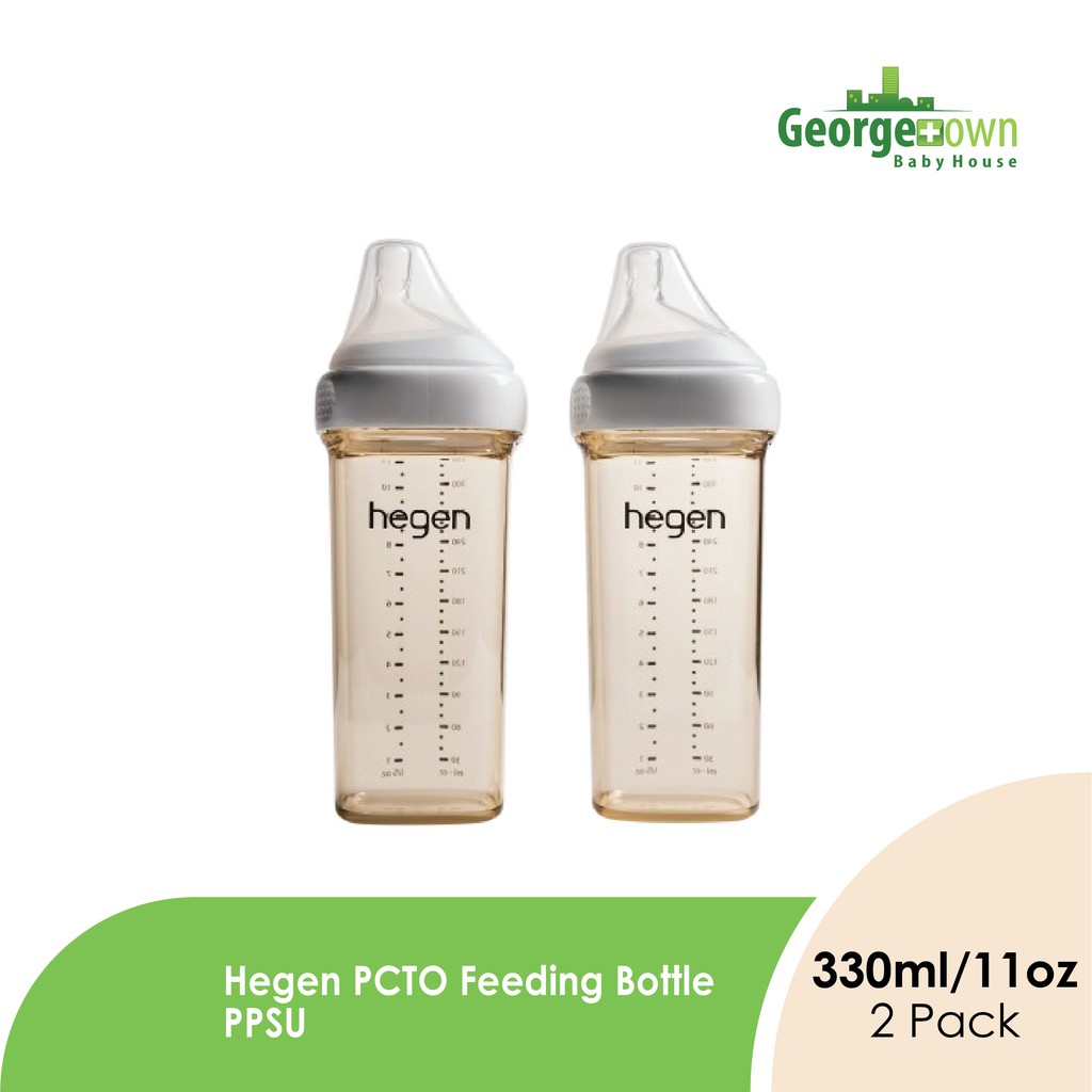 Hegen PCTO 330 ml/11oz Feeding Bottle PPSU (2-PACK) (GTG) | Shopee Singapore