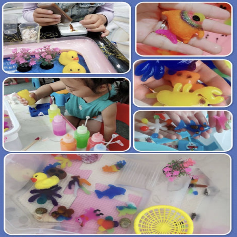 Magic Water Elves Kids DIY Craft Water Aqua Jelly Gel Montessori ...