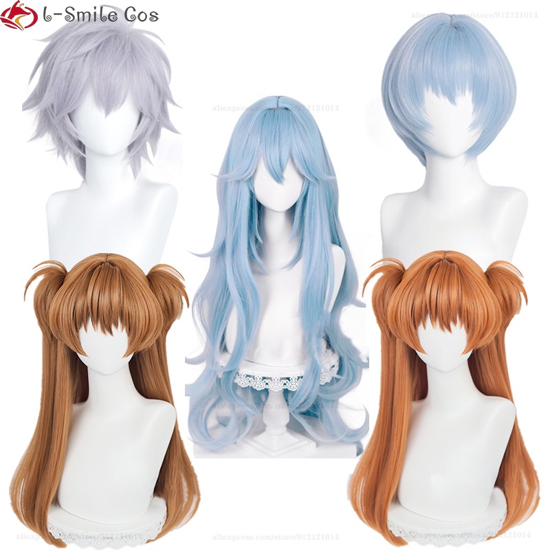 Misscoo Anime EVA Cosplay Asuka Langley Soryu Rei Ayanami Kaworu Nagisa ...