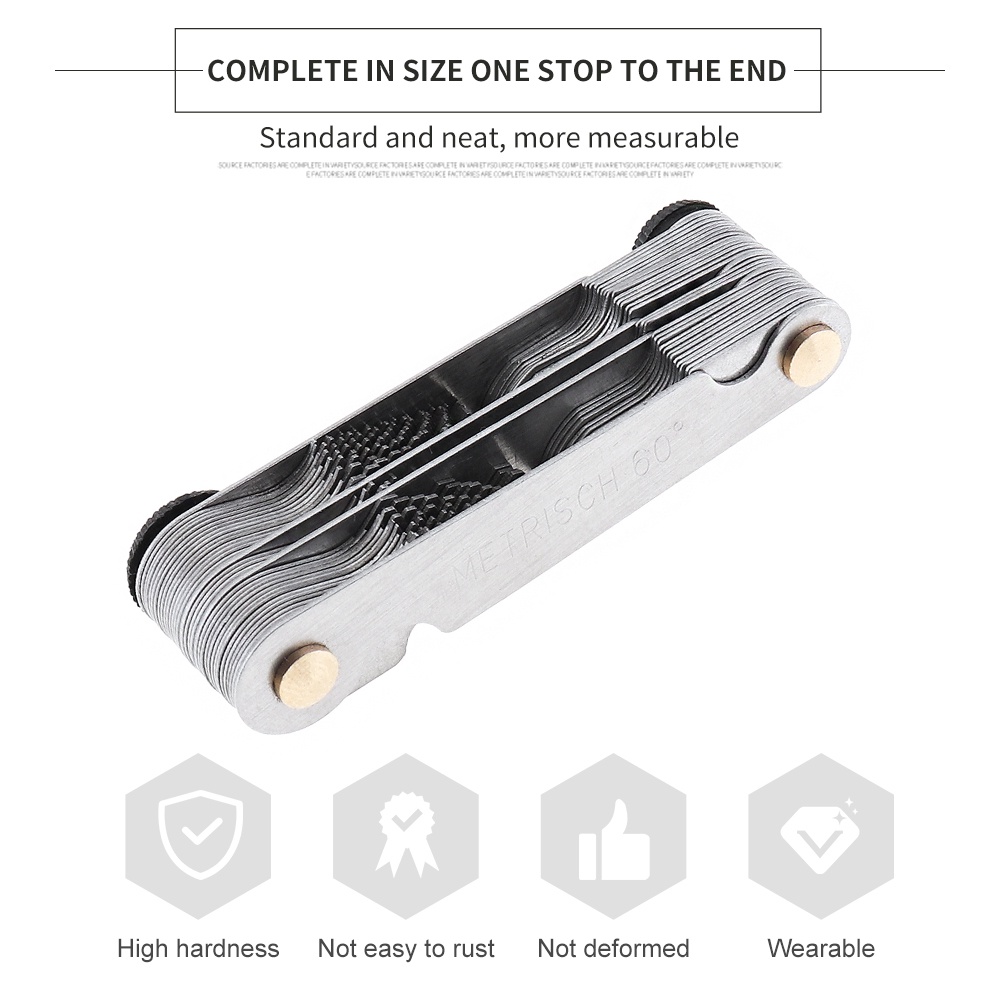 58pcs/set Metric & Imperial & US Screw Gauge Whitworth 55 Degree ...