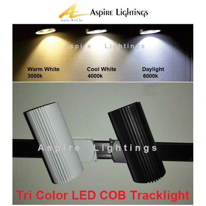 Track Light LED COB Tracklight 10W 20W Daylight Warm White Cool White ...
