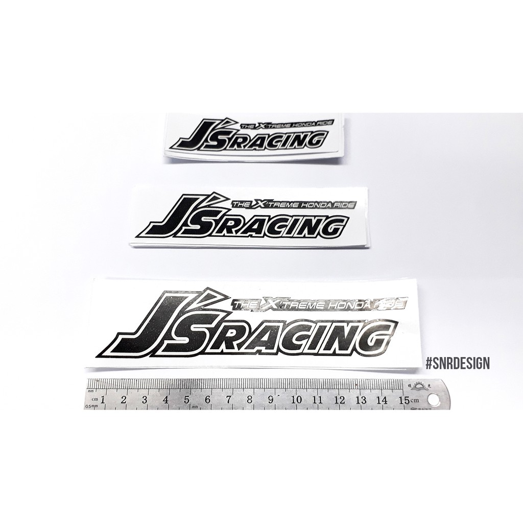 J's Racing logo - sticker | Shopee Singapore