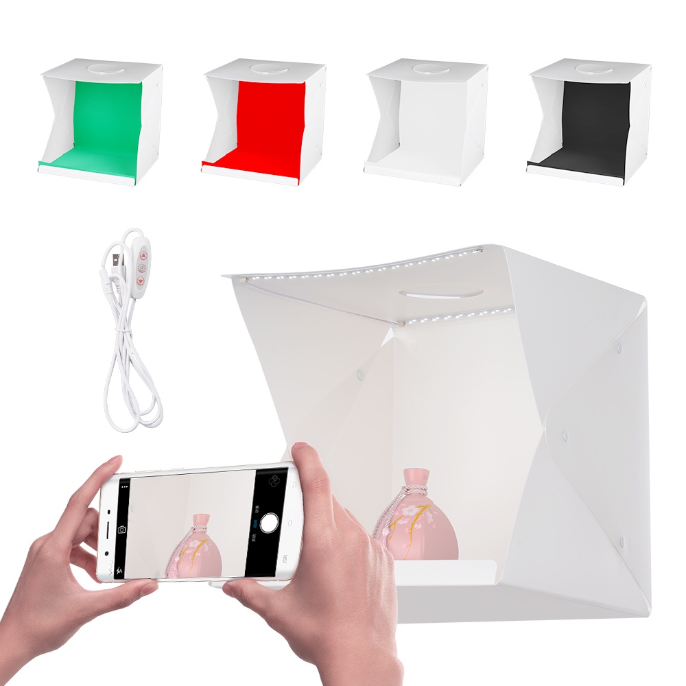 Selens Portable Foldable Light Box 40X40CM Photography Studio Box Photo ...
