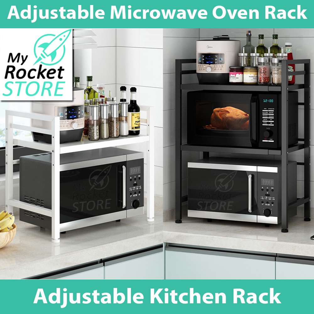 Kitchen Rack Microwave Oven Rack kitchen Organiser Storage Organizer ...