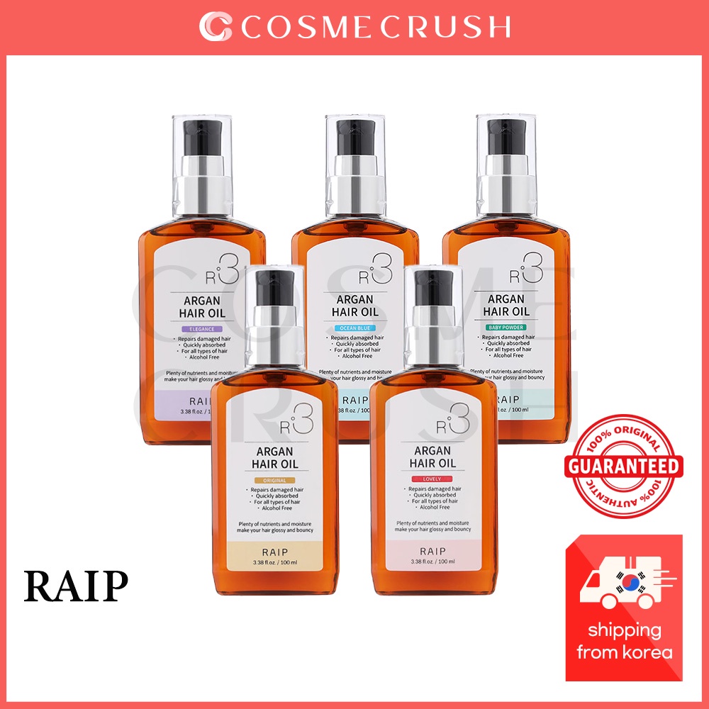 RAIP R3 Argan Hair Oil Essence 100ml | Shopee Singapore