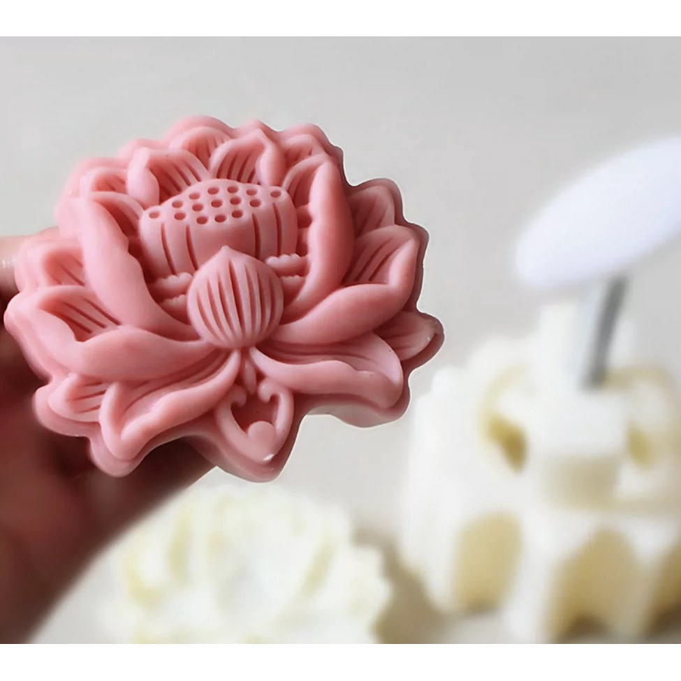 Lotus moon cake mold 150g/50g | Shopee Singapore