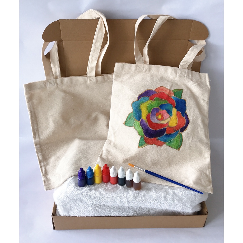 Traditional Batik Painting Kit (Tote Bag) | Shopee Singapore