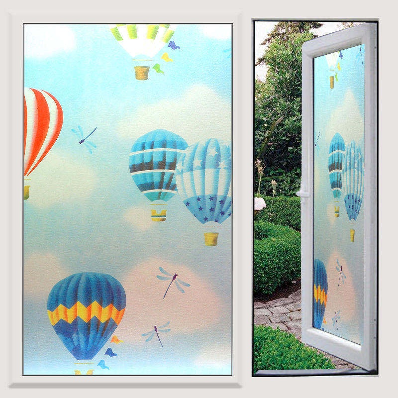 【Free tools】45cm/60cm/90cm PVC Self-adhesive Frosted Glass Sticker ...