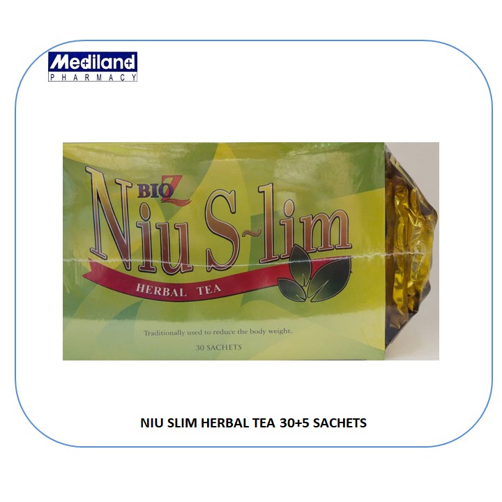 NIU SLIM HERBAL TEA 30 SACHETS FREE 5 SACHETS (REDUCE WEIGHT/KURUS ...