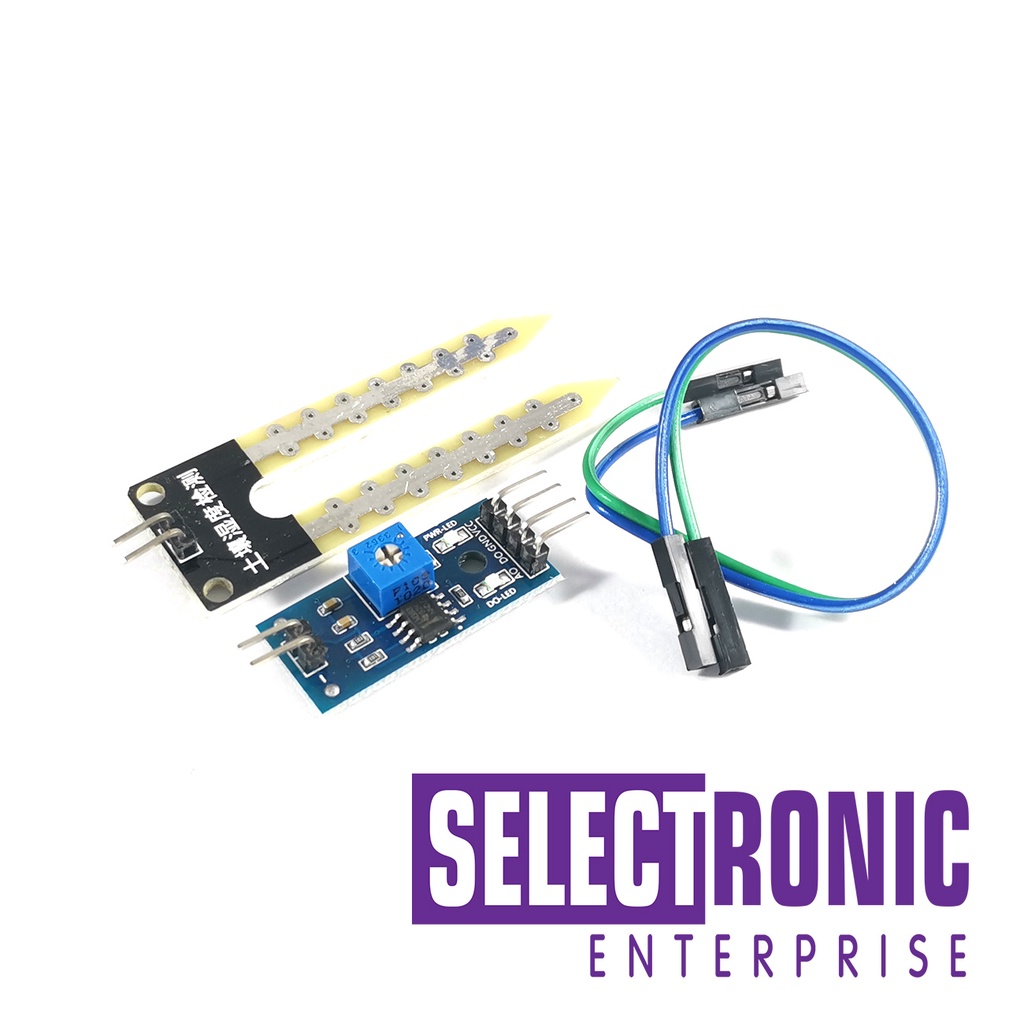 Hygrometer Soil Moisture Sensor Adjustable for Arduino | Shopee Singapore