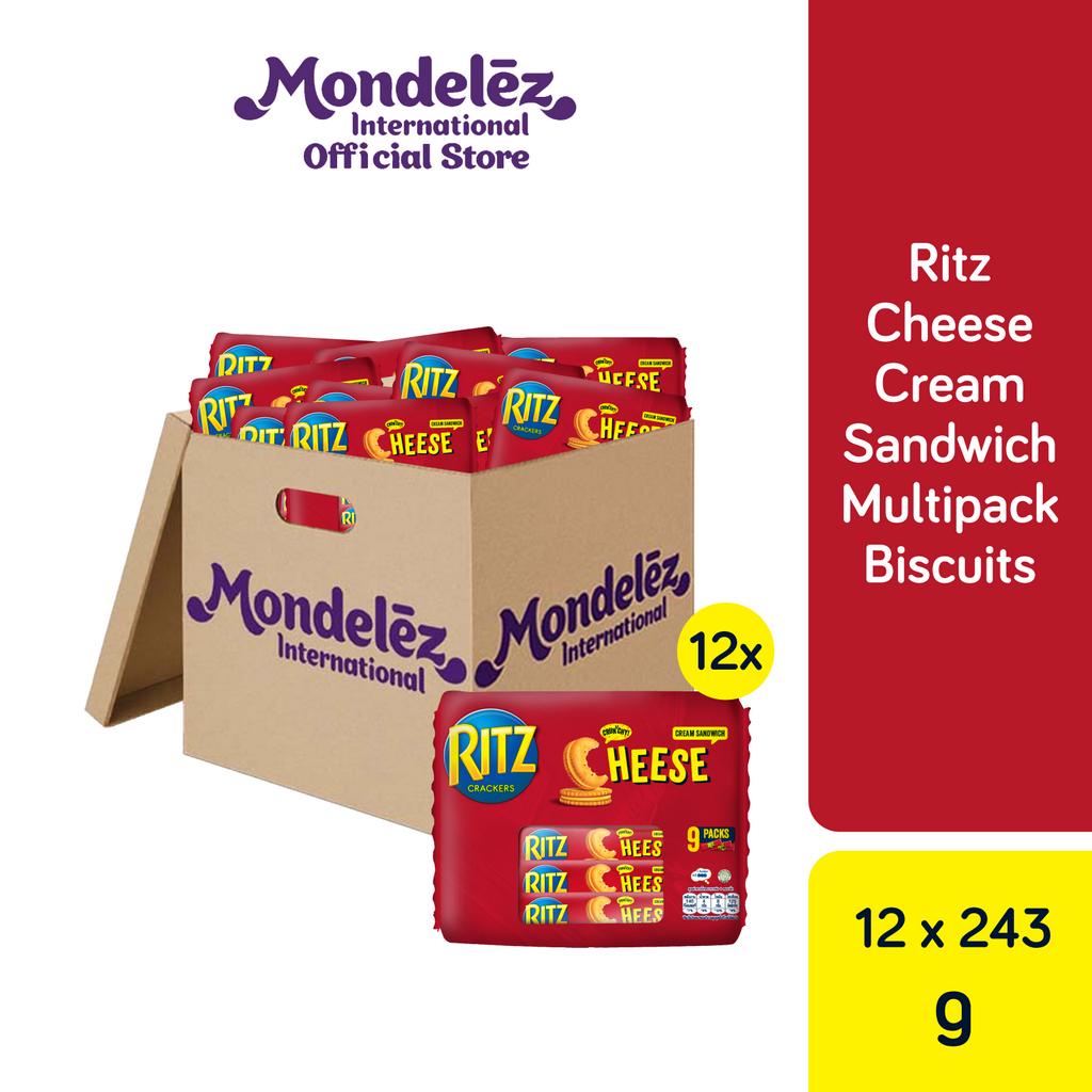 [Carton] Ritz Sandwich Multipack Biscuits 243g x (12 Packets) | Shopee Singapore