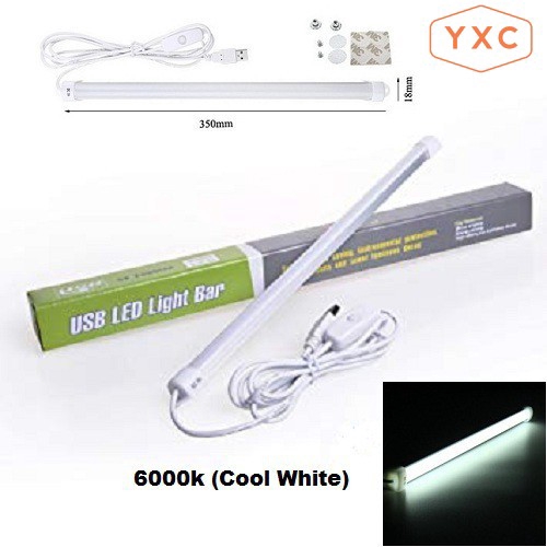 【Ready Stock】35cm USB Portable Tube Strip LED Light Mount Hang Desk ...