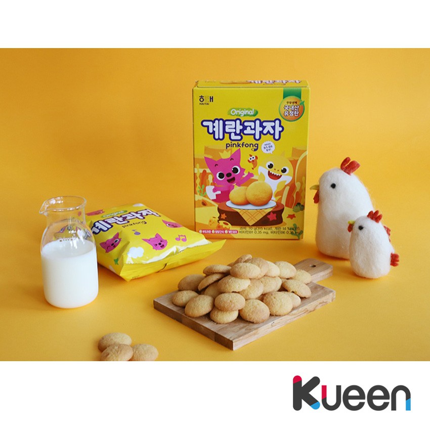 [HAITAI] PINKFONG Egg Snacks 70g / Shipping from Korea | Shopee Singapore